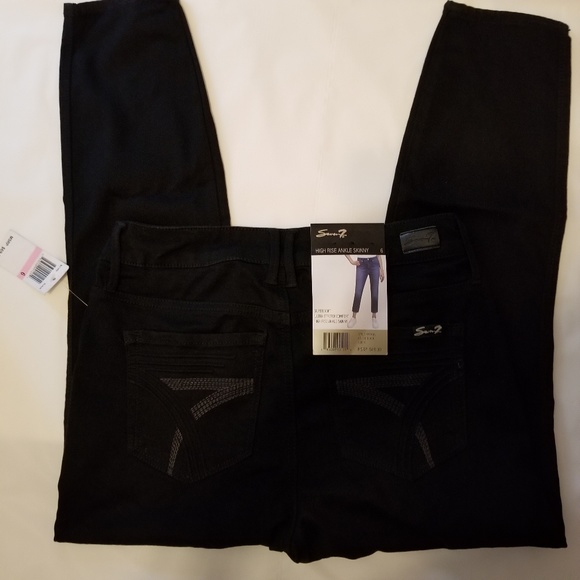 Seven7 | Jeans | Seven Black Ultra Stretch Ankle Skinny Jeans Nwt ...
